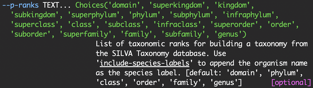 Creating A 12 Rank Silva Taxonomy With Rescript Library Plugin Support Qiime 2 Forum