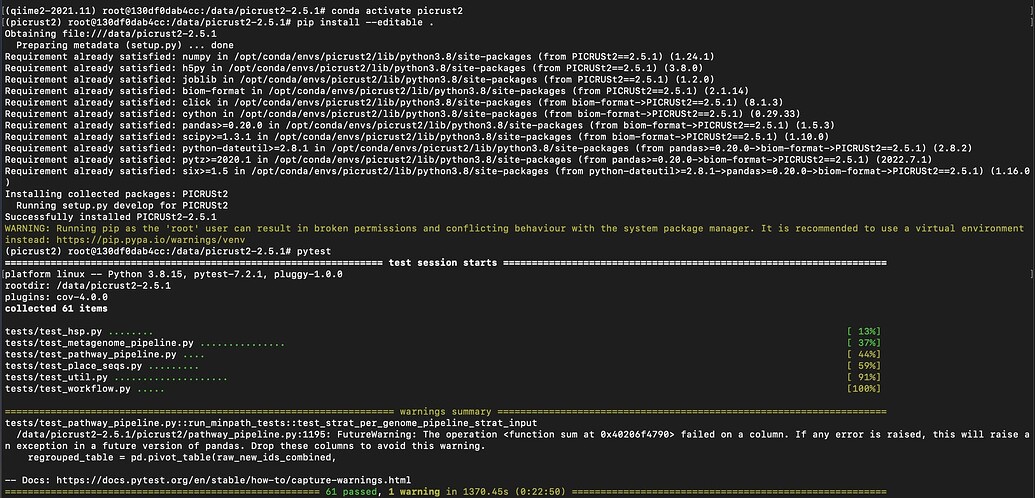 How to use PICRUSt2 on docker image? - Community Plugin Support - QIIME ...