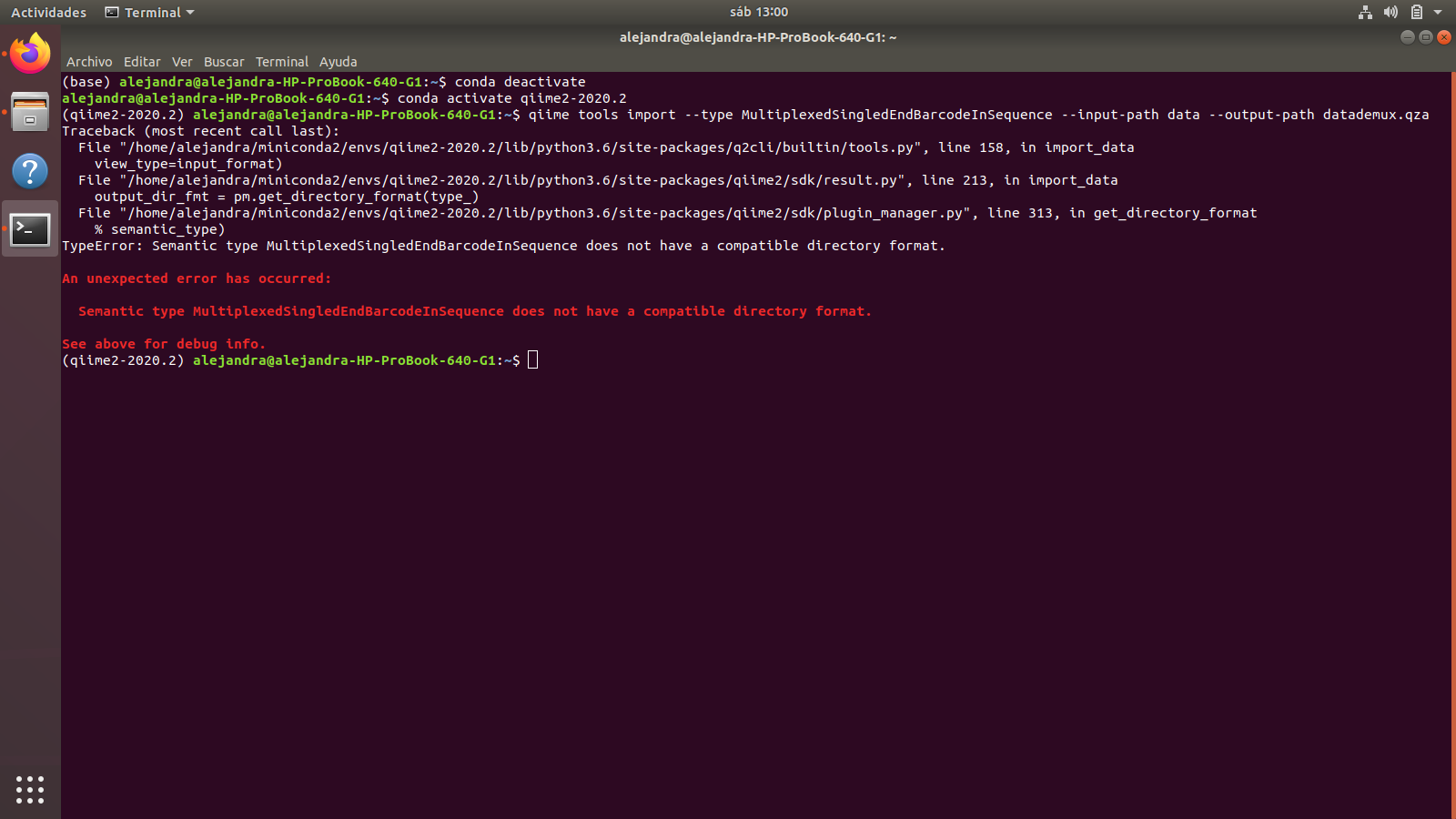 import data from IONTORRENT one file ERROR - Technical Support - QIIME ...